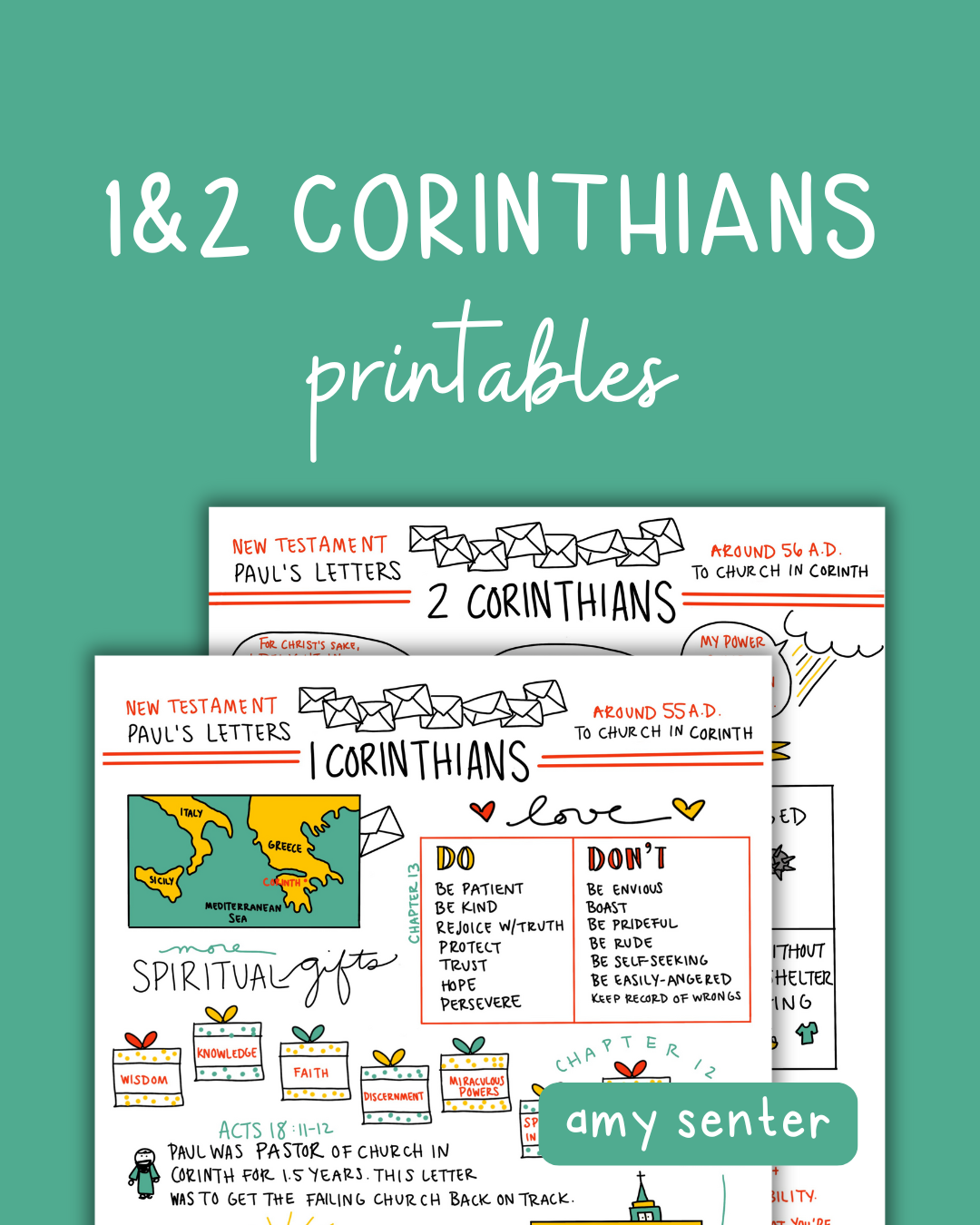 1 & 2 Corinthians: SIMPLE Bible Notes (Digital)