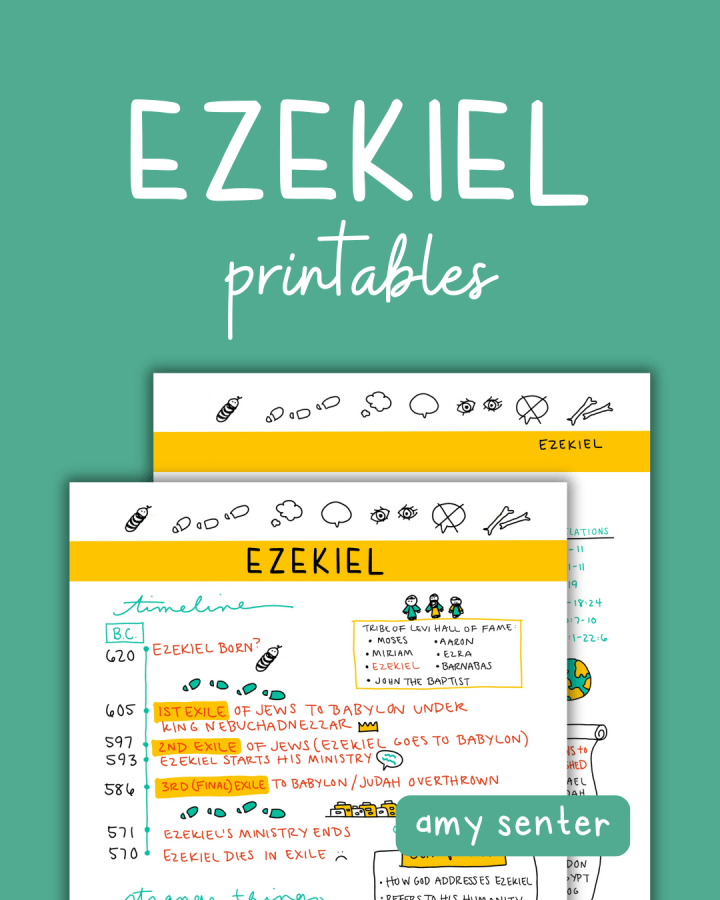 Book of Ezekiel Printables for Bible Study