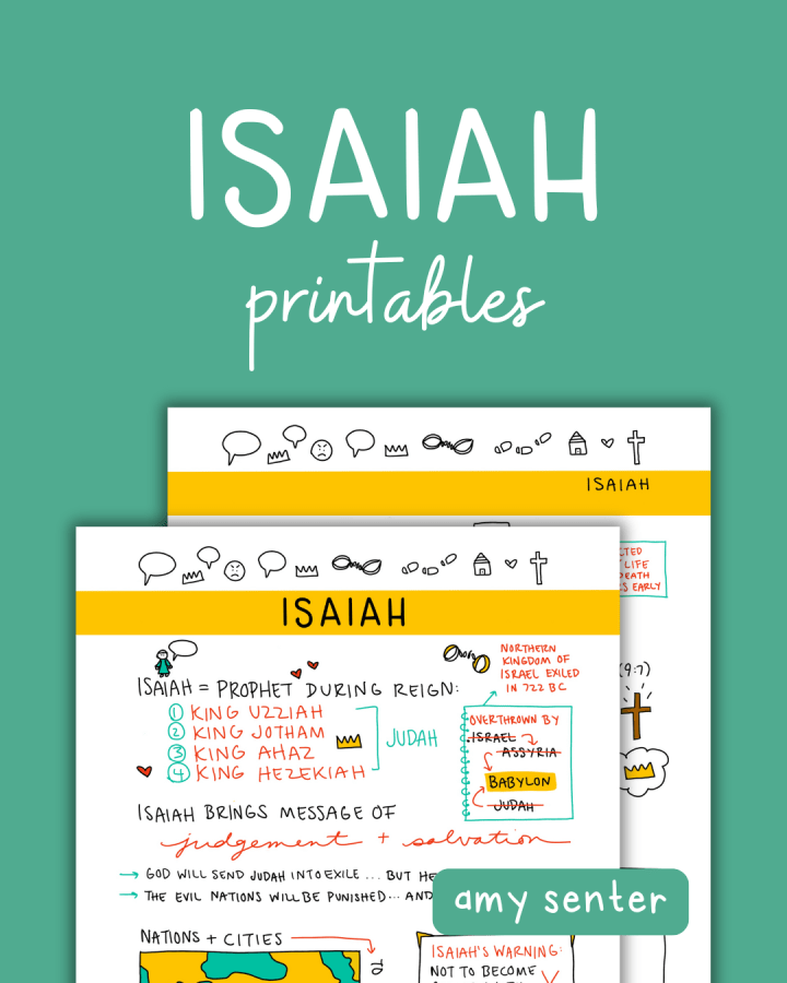 Book of Isaiah Printables for Bible Study