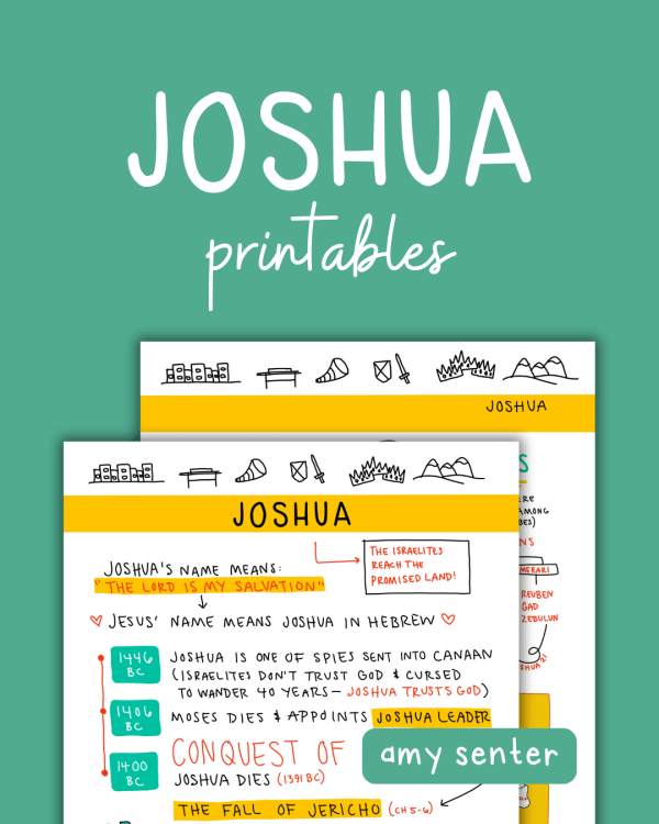 A Simple Printable Summary of the Story of Joshua in the Bible