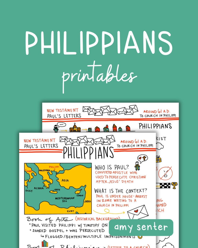 Book of Philippians Bible Study Printables
