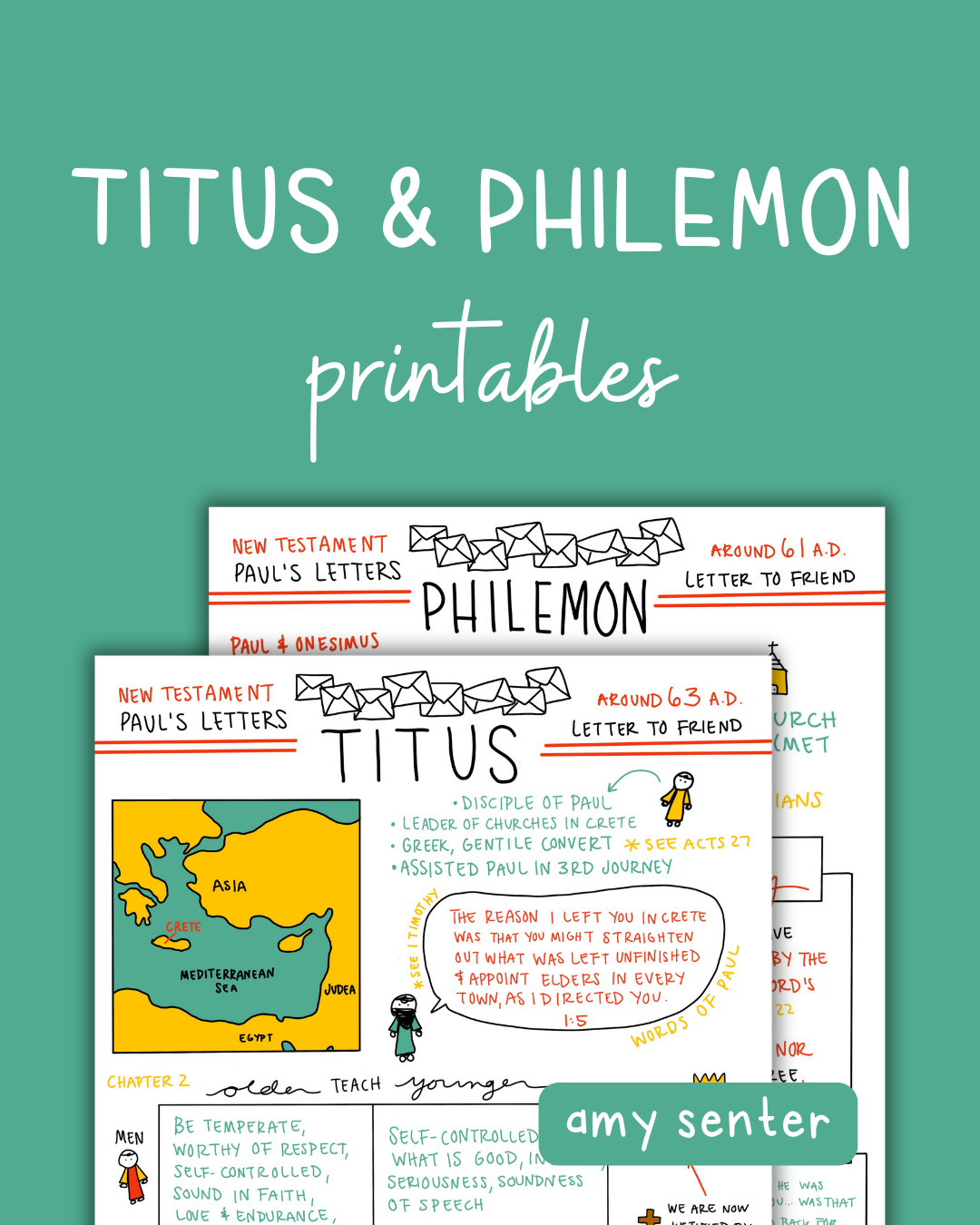 Titus & Philemon: SIMPLE Bible Notes (Digital)