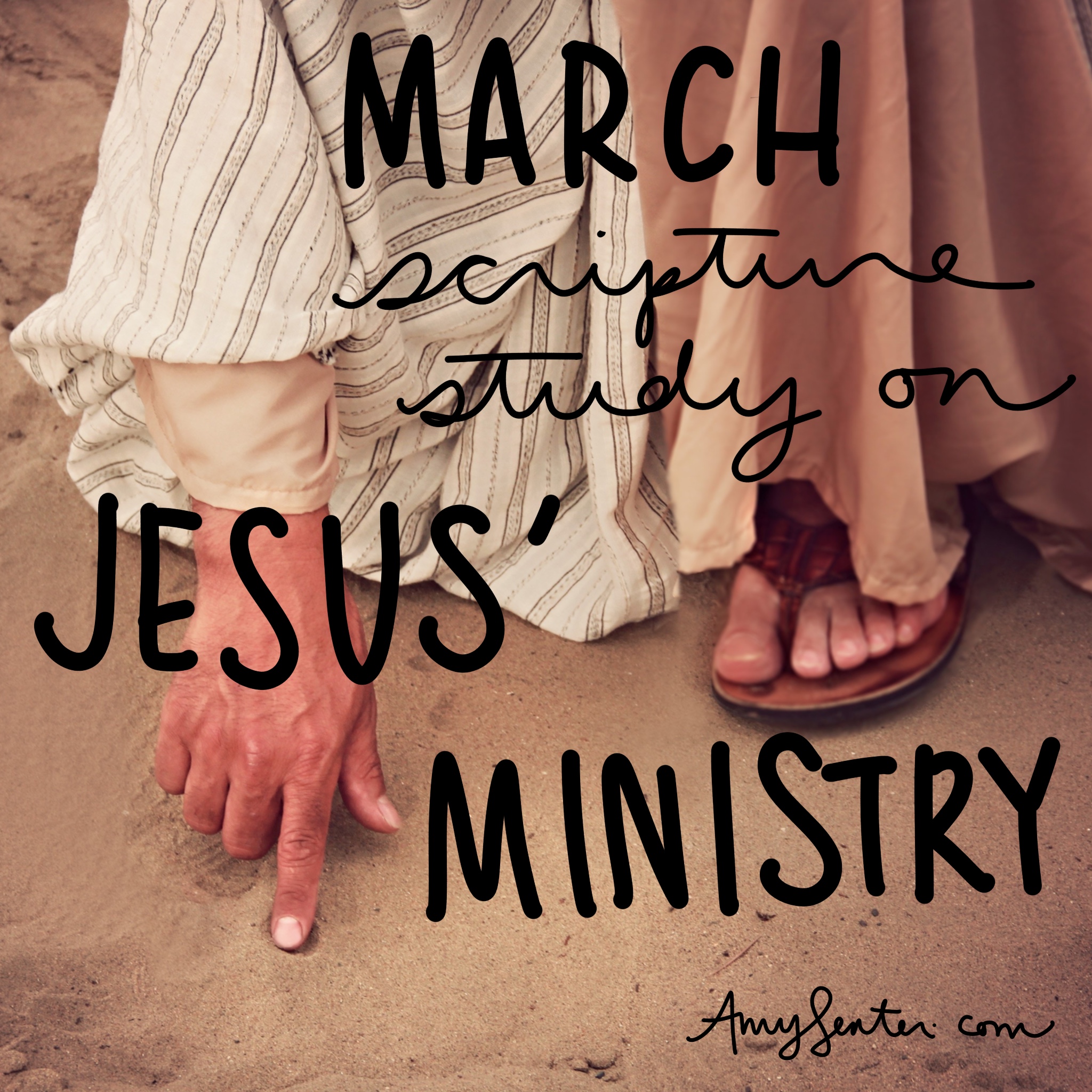 March Scripture Writing: About the Life of Jesus