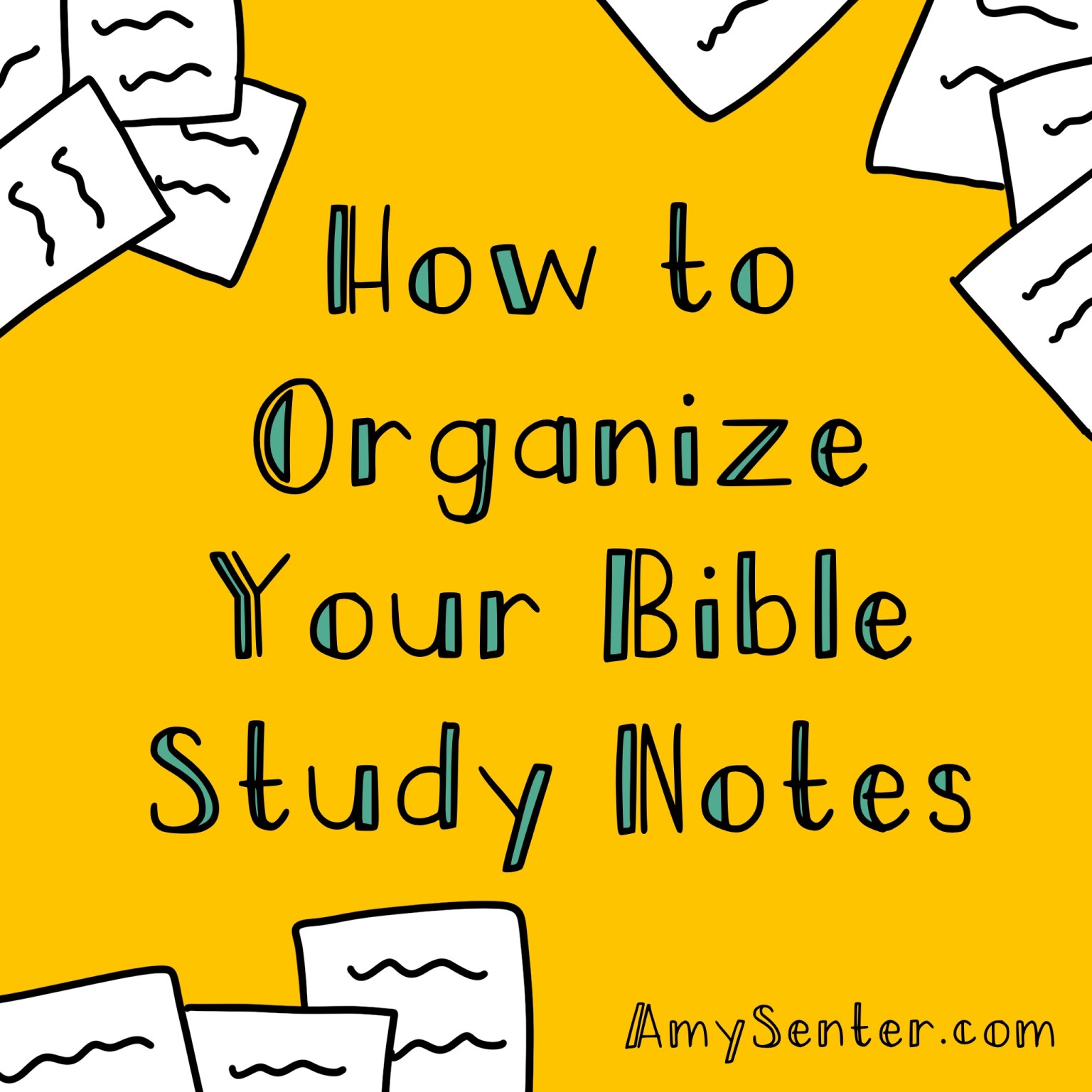 How to Organize My Cheat Sheet Bible Study Notes