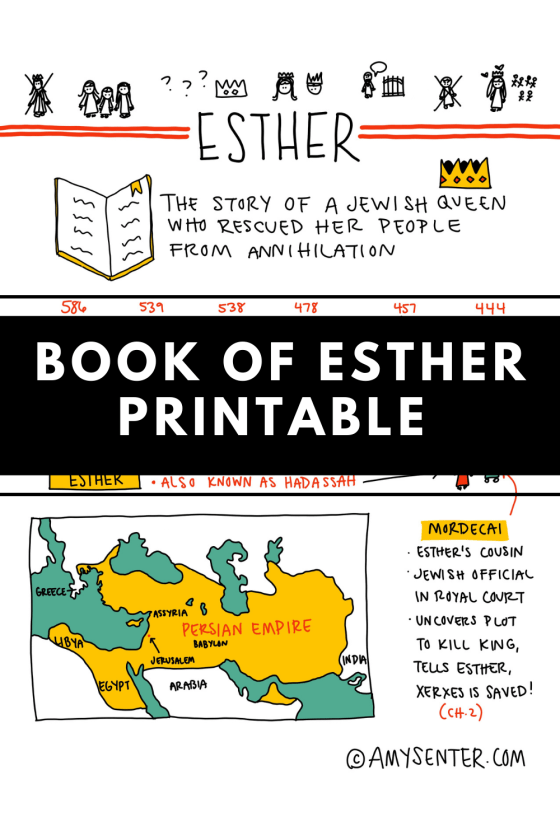 Download a Printable Study on Queen Esther from the Bible
