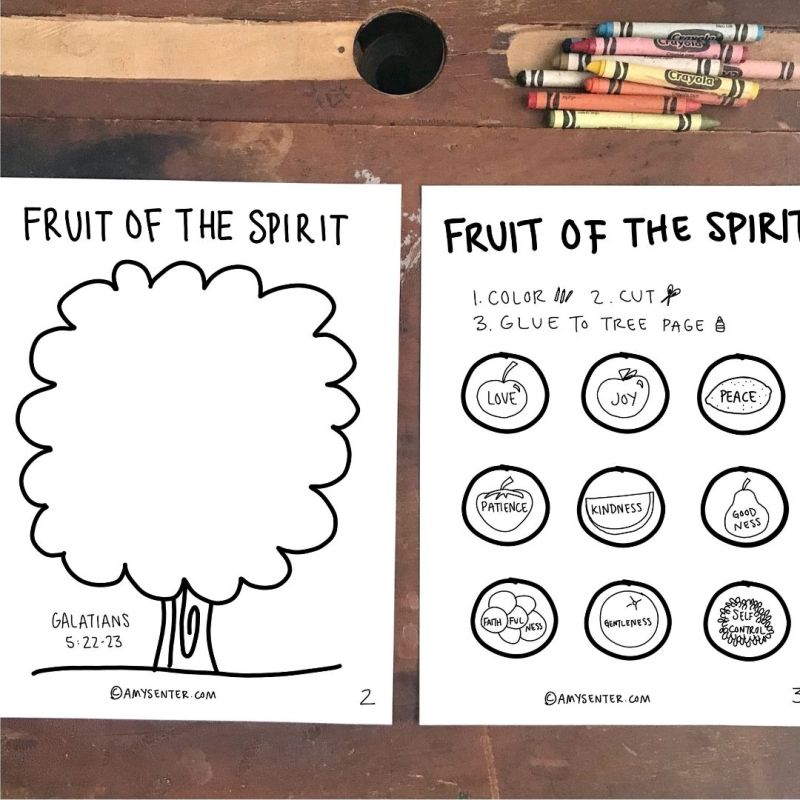 Fruit of the Spirit Workbook for Kids (10-Week Format)