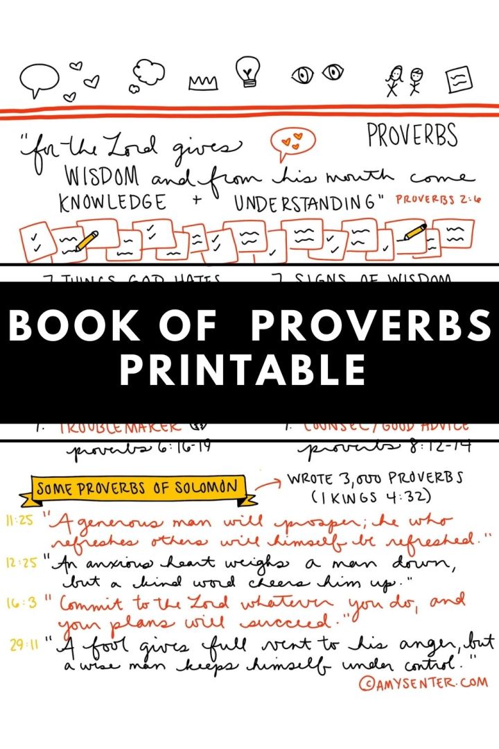 A Few of My Favorite Proverbs Bible Verses + a Printable Study
