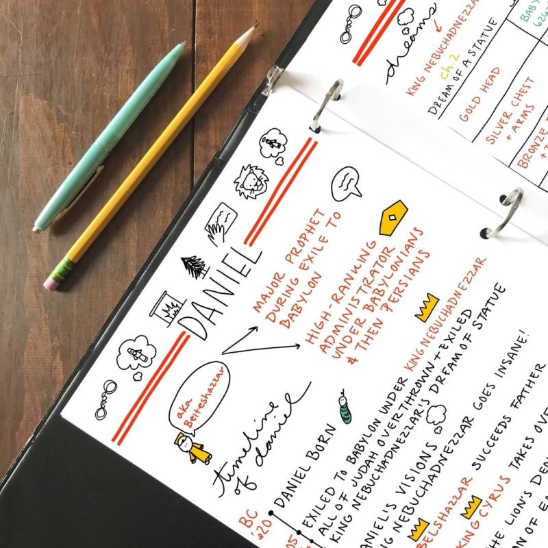 The Book of Daniel Printables for Bible Study