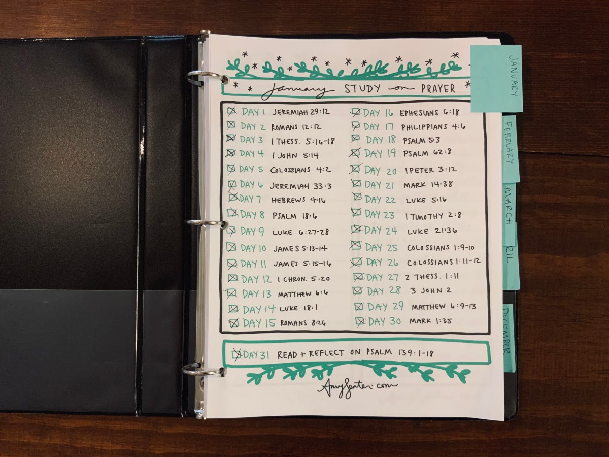 365 Bible Verses to Print for the Entire Year