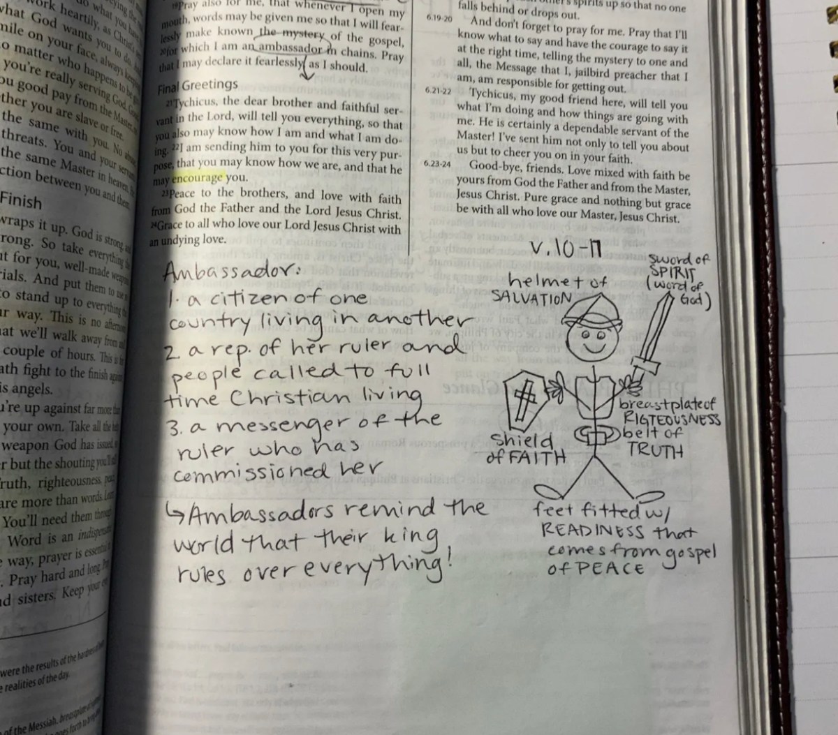 Download This Illustrated Spiritual Armor of God Cheat Sheet
