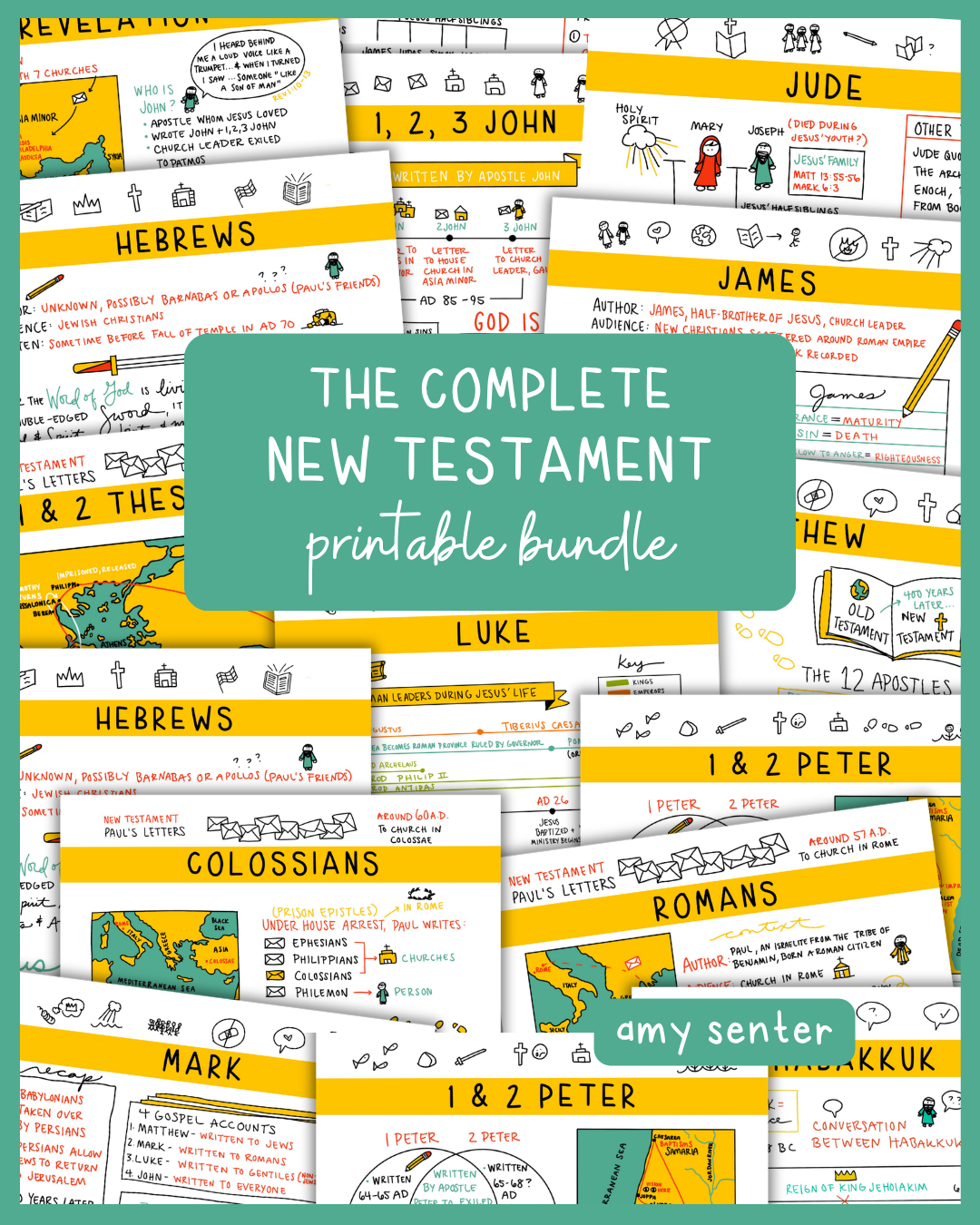New Testament: SIMPLE Bible Notes (Digital Bundle)