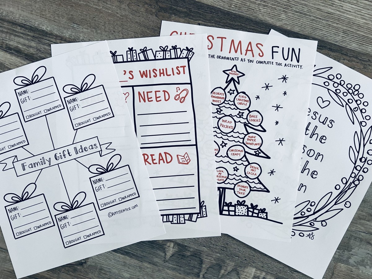 Download these Printable Christmas Activity Sheets for Kids