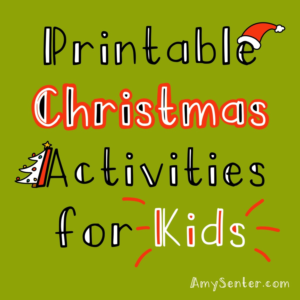 Download these Printable Christmas Activity Sheets for Kids