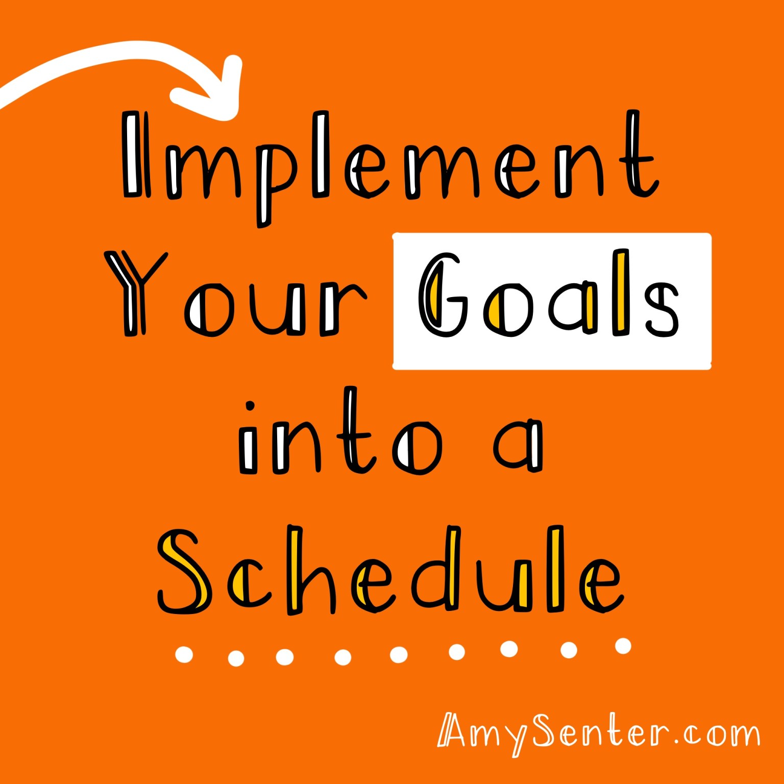 Goal Setting - AmySenter.com | Spiritual Growth