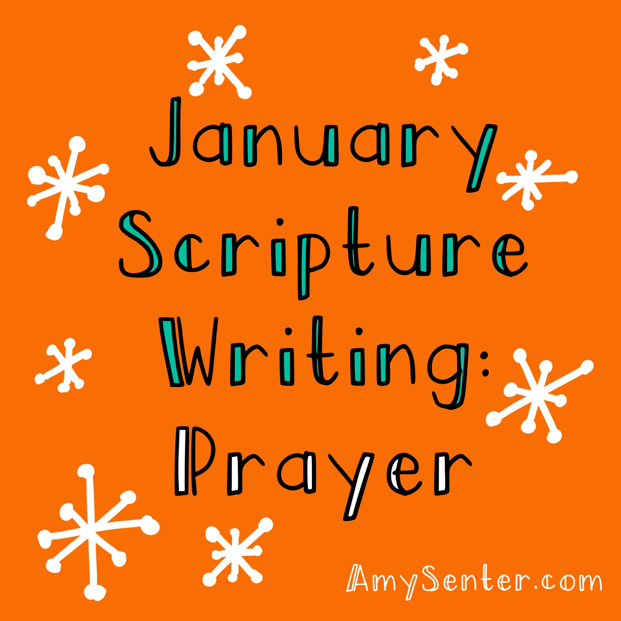 January Scripture Writing: 31 Days of Prayer Bible Verses