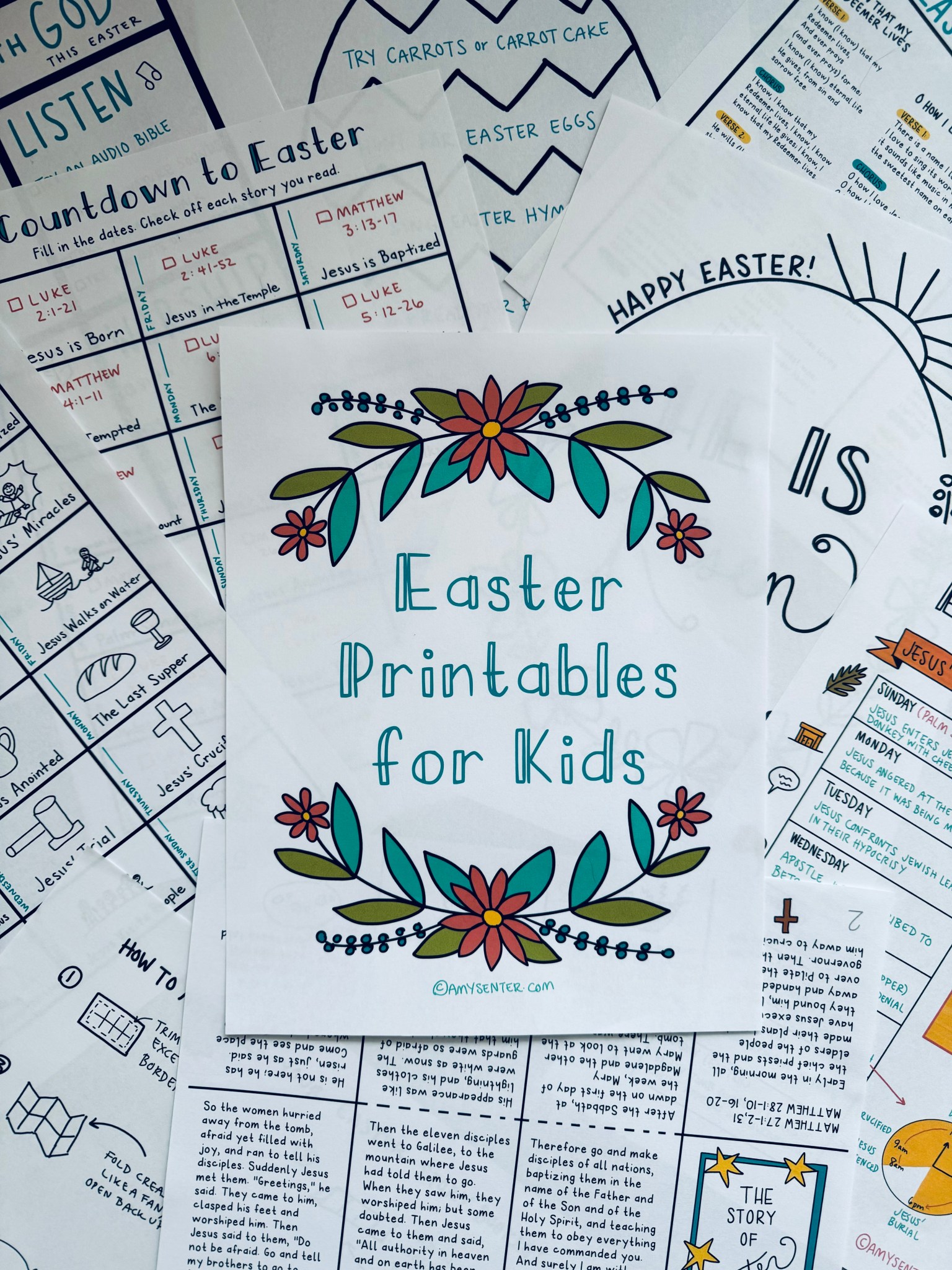 10 Pages of Simple Bible-Based Easter Activities to Print