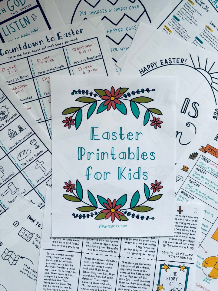 10 Pages of Simple Bible-Based Easter Activities to Print
