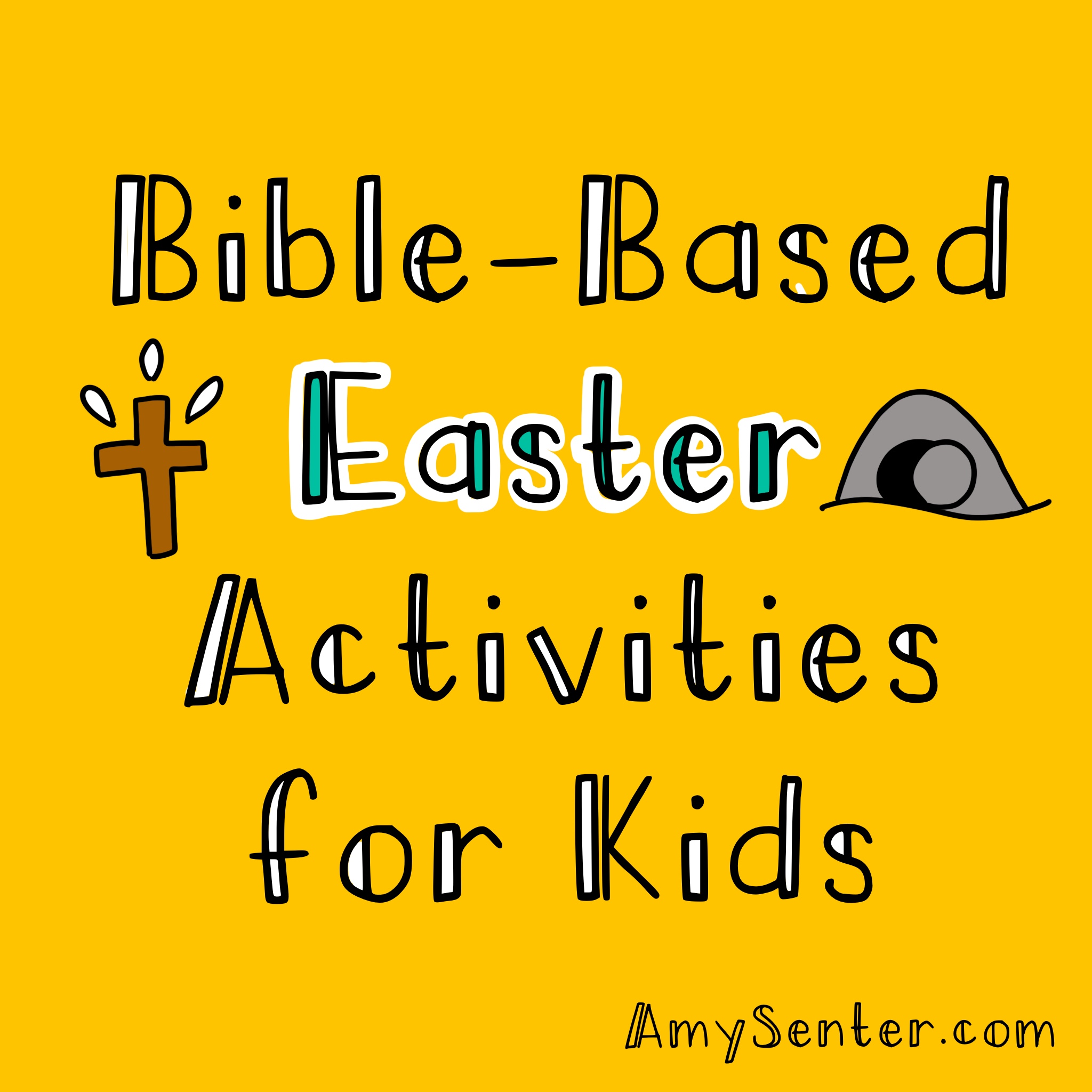 10 Pages of Simple Bible-Based Easter Activities to Print