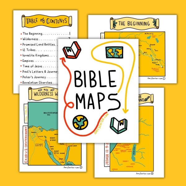 Printable Bible Maps of the Ancient World