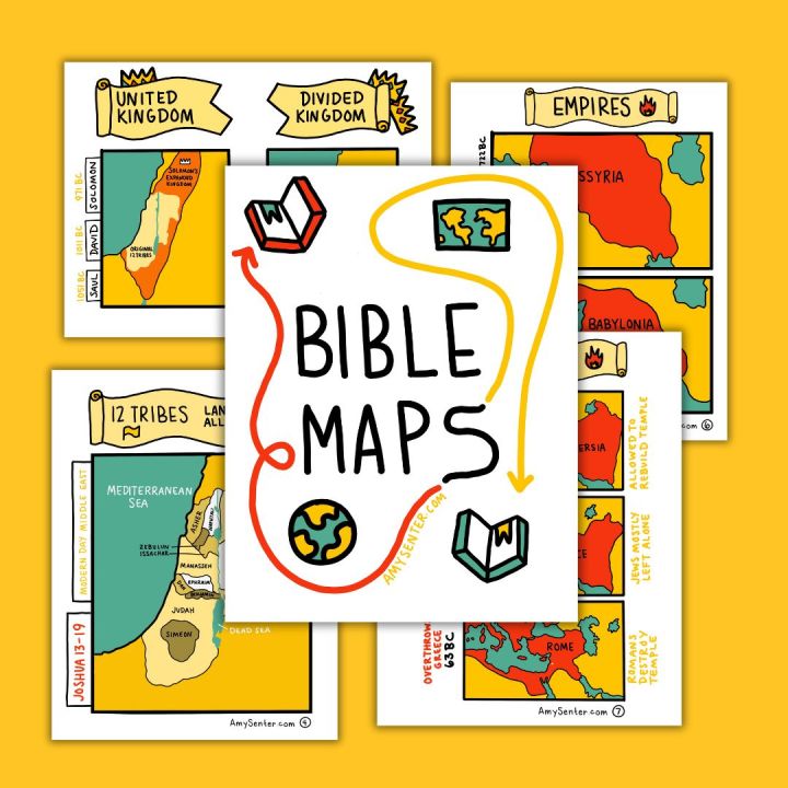Explore the Bible in a New Way with Simplified Bible Maps