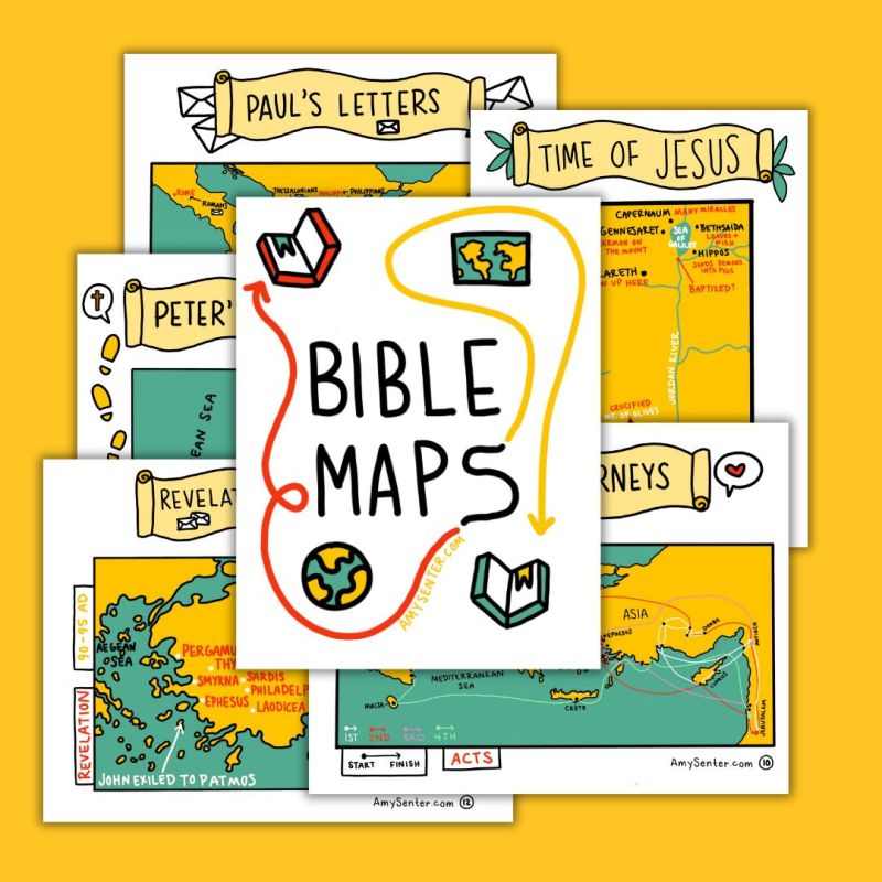 Printable Bible Maps of the Ancient World