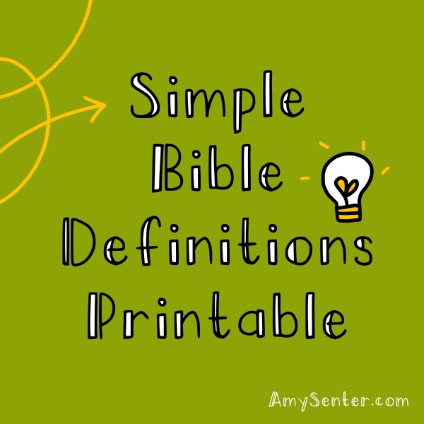 Now You Can Understand Bible Definitions with this Cheatsheet