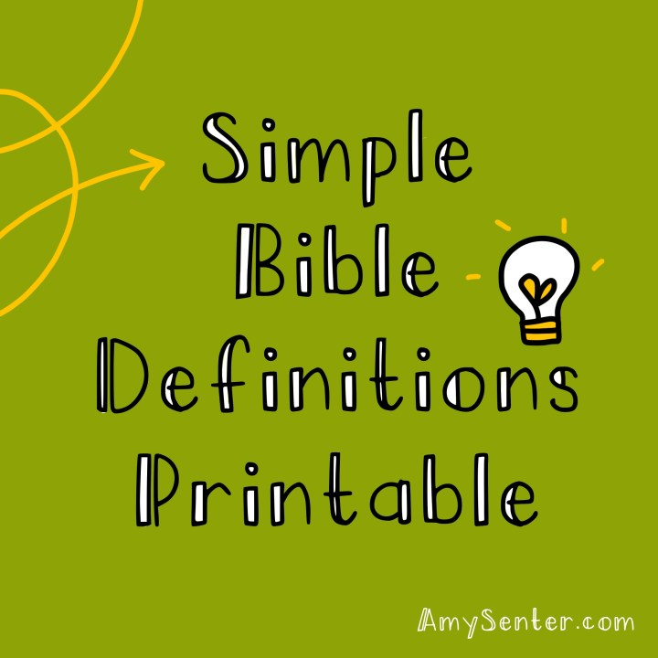 Now You Can Understand Bible Definitions with this Cheatsheet