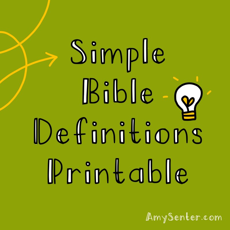 Now You Can Understand Bible Definitions with this Cheatsheet