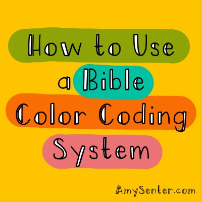 How to Use a Bible Color Coding System