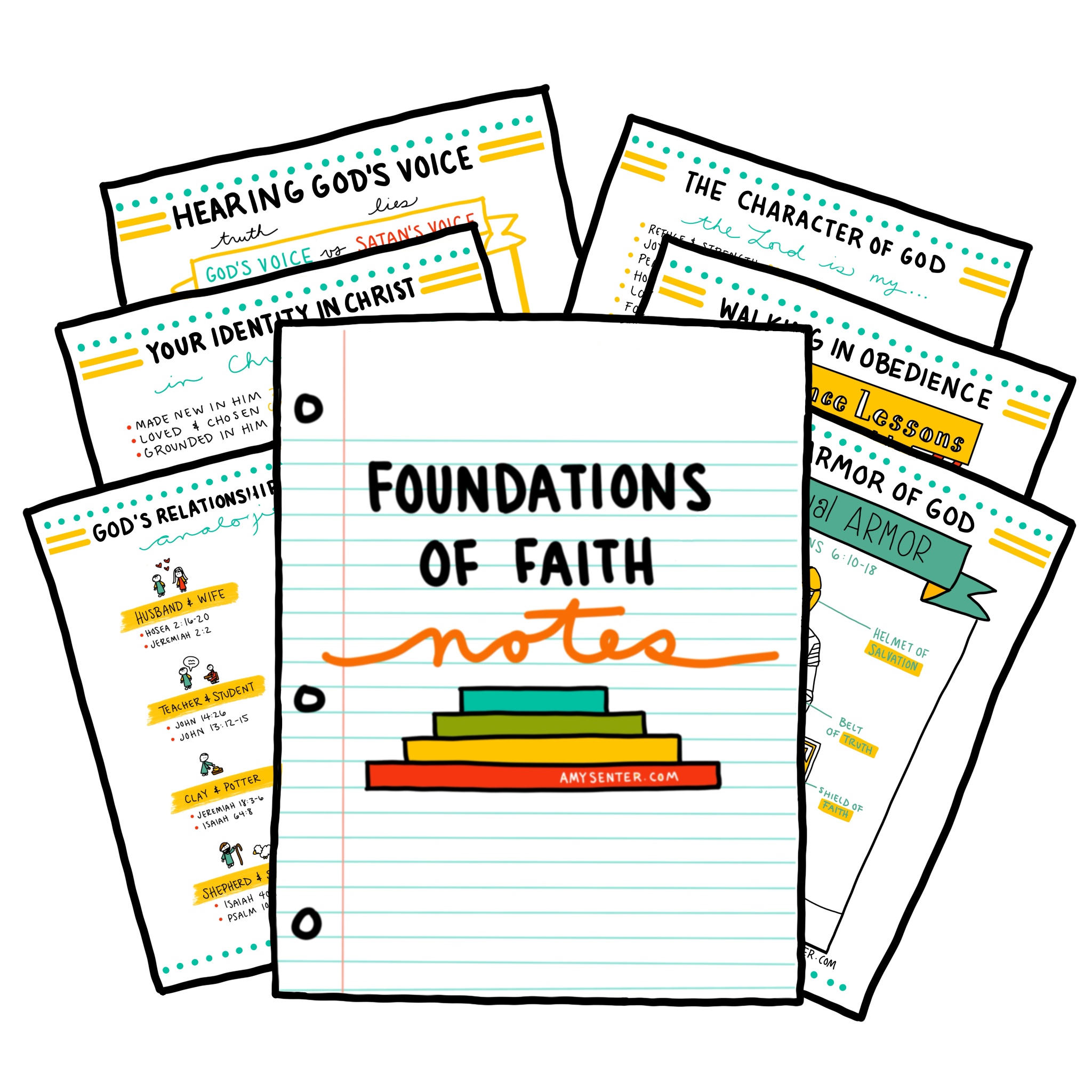 Foundations of Faith: Topical Bible Notes (Digital)