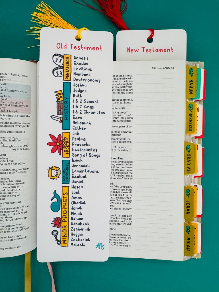 Bible Bookmark Set – Old + New Testament Books | Amy Senter